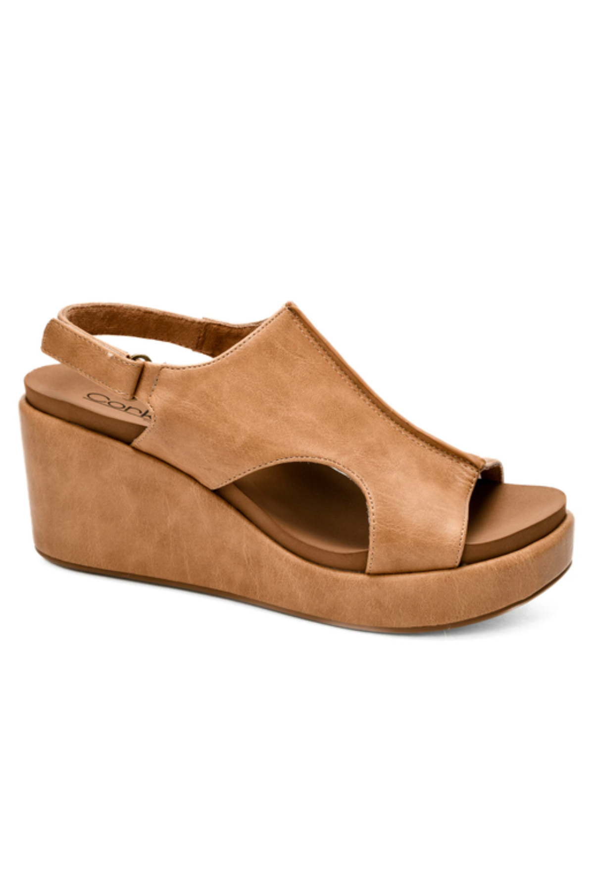 Carley | Caramel Wedge Sandal | Brickwood Boutique